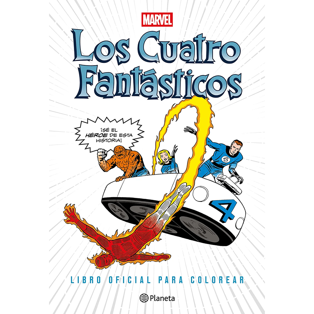 Los cuatro fantasticos libro oficial para colorear | METROMEDIA